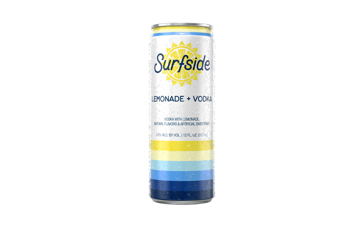 Surfside Lemonade + Vodka - 4 Pack – Stateside Vodka BevStack