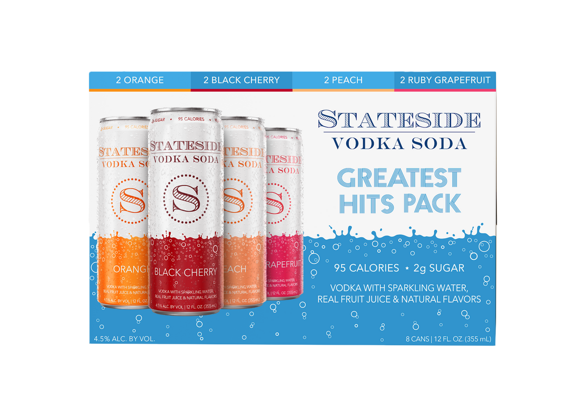 Stateside Greatest Hits Pack - 8 Pack – Stateside Vodka BevStack