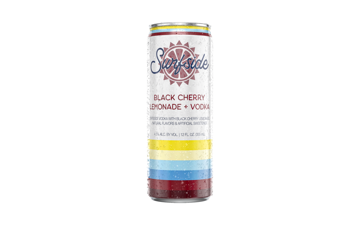 Surfside Black Cherry Lemonade + Vodka - 4 Pack – Stateside Vodka BevStack
