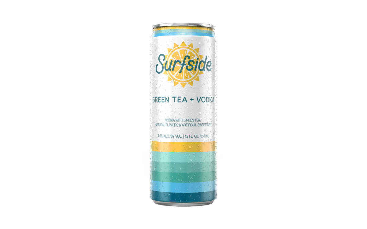 Surfside Green Tea + Vodka - 4 pack – Stateside Vodka BevStack