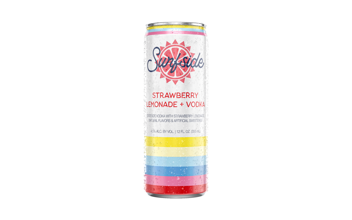 Surfside Vodka Strawberry Lemonade -4 Pack – Stateside Vodka BevStack